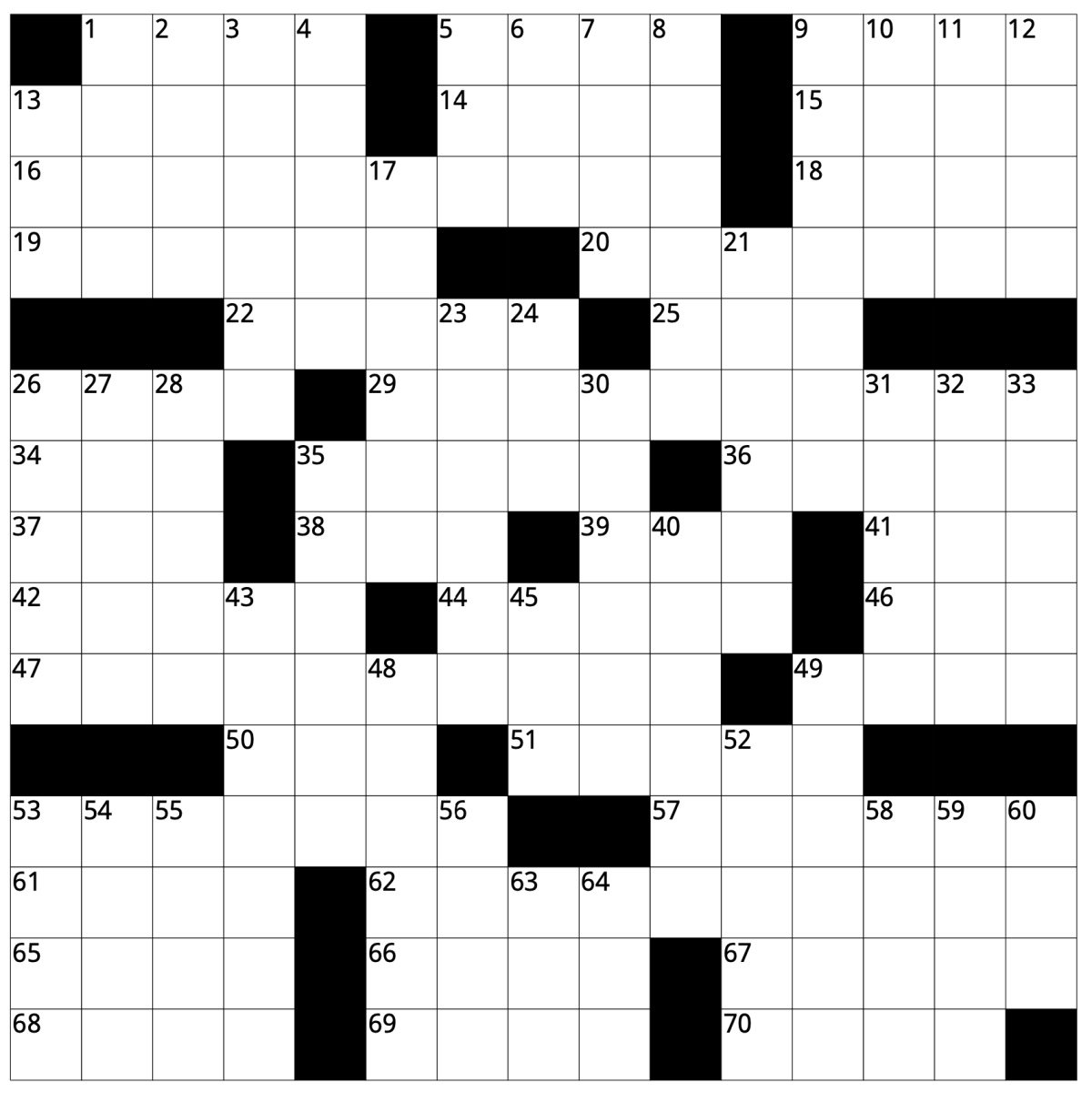 Crossword: Name Tags – The Muddraker